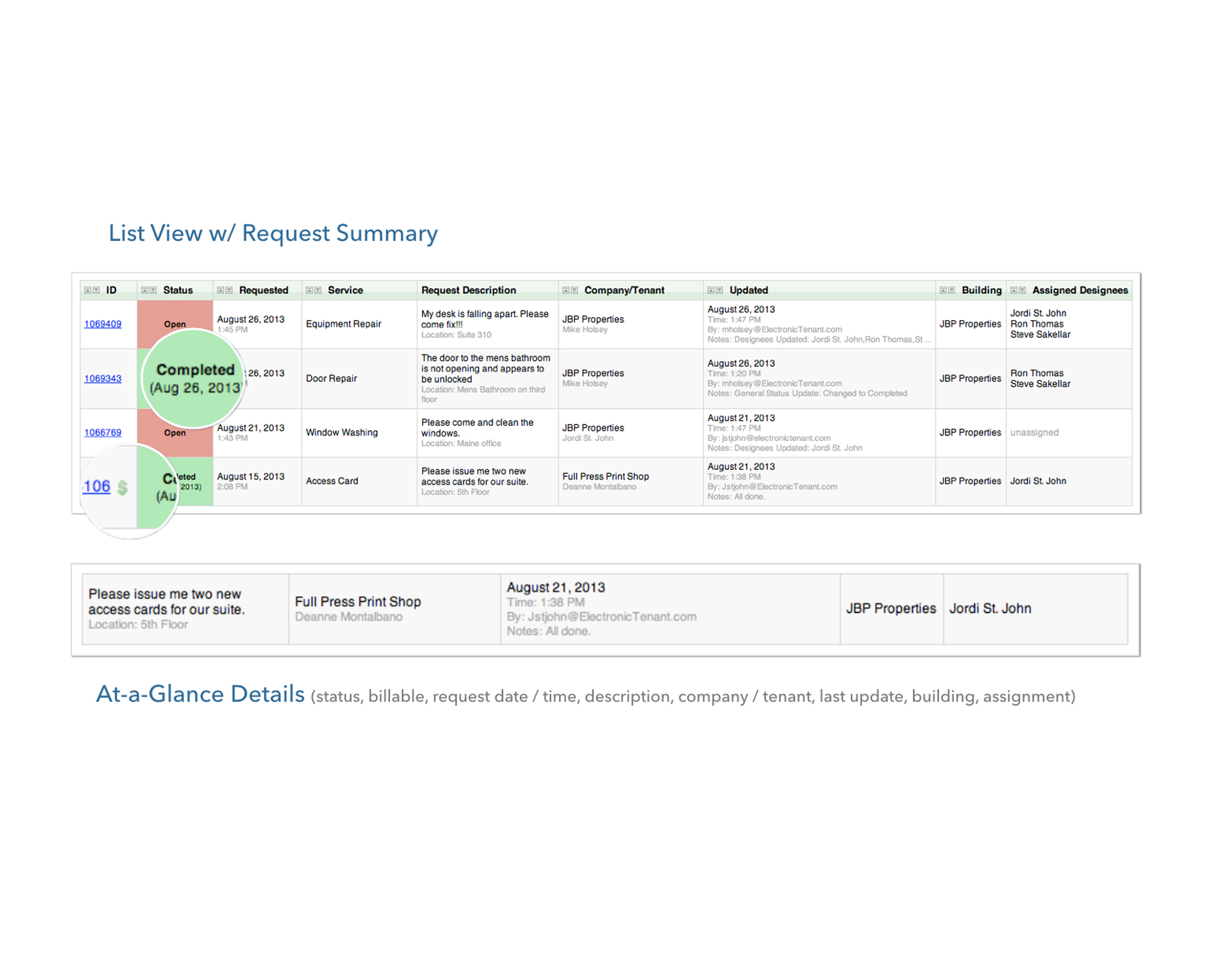 Applications - Service Request/Work Order